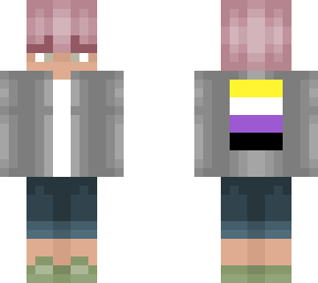 Non-Binary pride RQ | Minecraft Skin