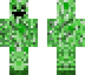 Smiling creeper | Minecraft Skin