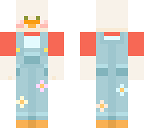duck cute kawaii flower ducky quack uwu owo | Minecraft Skins