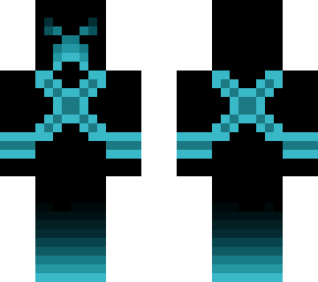cyan creeper | Minecraft Skin