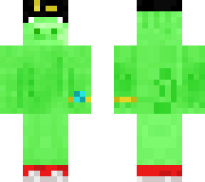 drip Green pig | Minecraft Skin
