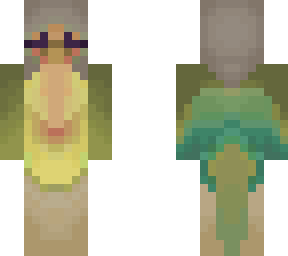 Green cheek conure | Minecraft Skin