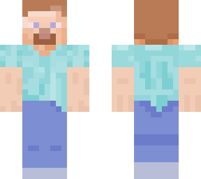 Pastel Colored Steve (ORIGINAL) | Minecraft Skin
