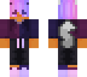 pastel demon wolf | Minecraft Skin