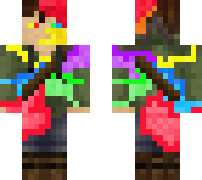 rainbow sabre | Minecraft Skin