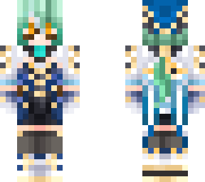 Sucrose Genshin (improved) | Minecraft Skin