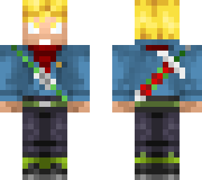 Trunks SSJ Rage | Minecraft Skin