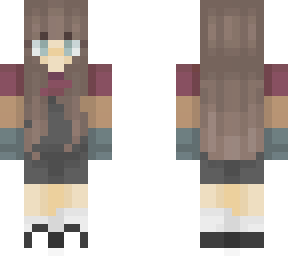 (not mine)4 darker eyelashes | Minecraft Skin