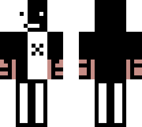 black white skin | Minecraft Skins