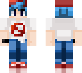 boyfriend fnf | Minecraft Skin