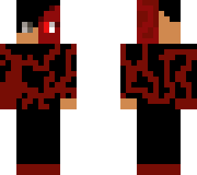 half demon half human | Minecraft Skin
