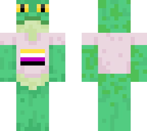 non binary frog | Minecraft Skin
