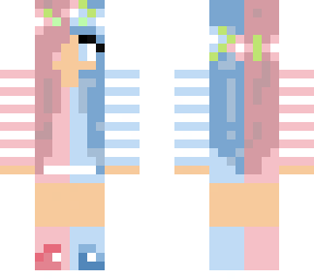 Pink and blue | Minecraft Skin