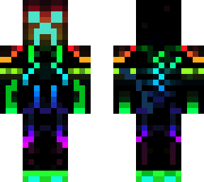 RGB Creeper | Minecraft Skin