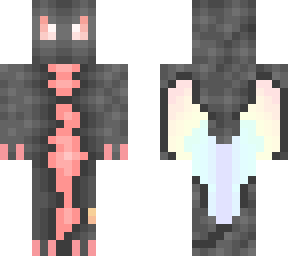 *Blood* Red Geode Dragon | Minecraft Skin