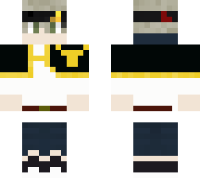 Asta Black Clover | Minecraft Skin