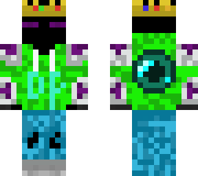 Azbe enderman DP whit crown | Minecraft Skin