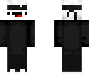 black and white derp | Minecraft Skin
