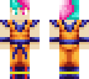 Custom son Goku Skin | Minecraft Skin