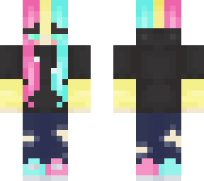 Cute Pan Flag Skin | Minecraft Skin