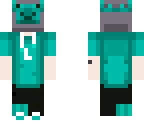 Cyan Creepers BlueDream | Minecraft Skin