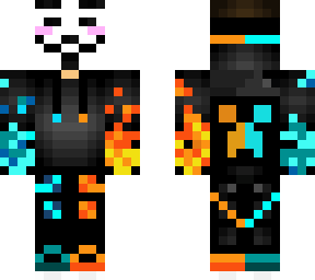 me with hacker mask | Minecraft Skin