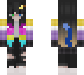 Pan***ual-nonbinary bean | Minecraft Skin