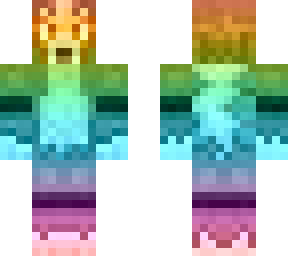 Rainbow Entei | Minecraft Skin