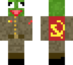 Soviet Kermit Minecraft Skins