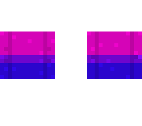 Bi pride flag ~ ob~ desc | Minecraft Skin