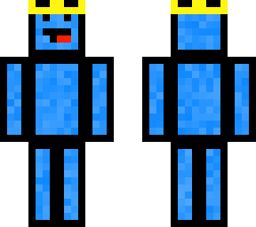 blue crown border | Minecraft Skin