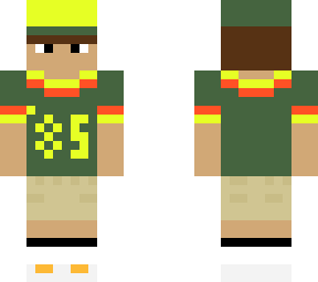 Dustin camp Know Where (stranger things season 3 ) | Minecraft Skin