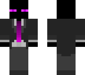 enderman in a suit | Minecraft Skin