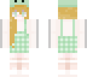 frog hat girl | Minecraft Skin