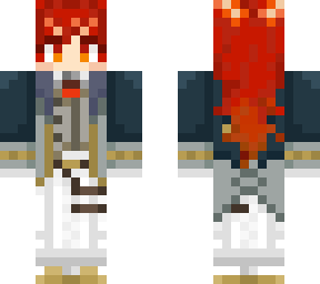 genshin diluc | Minecraft Skins