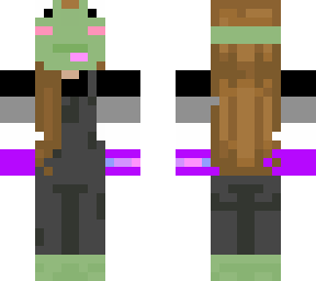 free girl with mask | Minecraft Skins