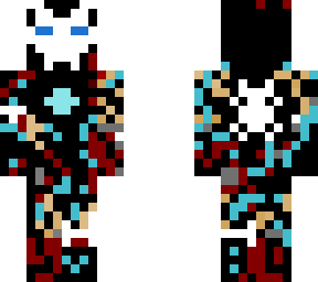 Iron man Venomized | Minecraft Skin