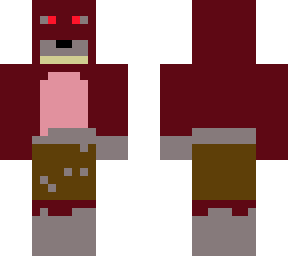 nightmare foxy | Minecraft Skins
