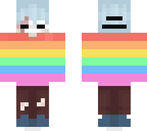 pride sally face (my first skin) | Minecraft Skin