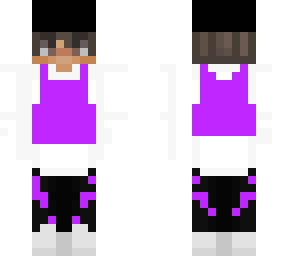 Purple vest boy | Minecraft Skin