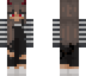 Devil Cute Horns Tail Kawaii Minecraft Skins