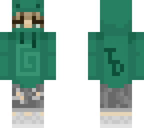 aesthetic karl Jacobs girl frog hoodie | Minecraft Skin