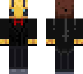 Bee in a black tuxedo | Minecraft Skin