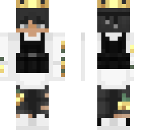Crown eboy with vest /eboy | Minecraft Skin