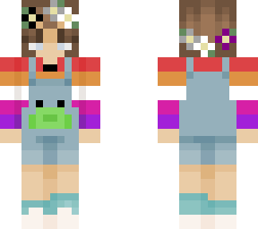 Cute froggy girl | Minecraft Skin