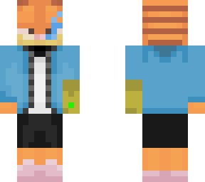 Garfield Sans with Infinity Gauntlet | Minecraft Skin