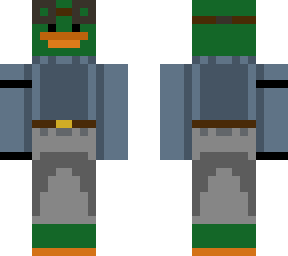 Green Duck Skin | Minecraft Skin