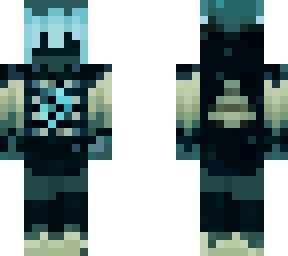 Human Warden | Minecraft Skin