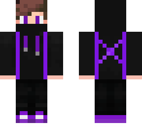 Purple and black | Minecraft Skin
