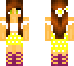 Cute daisy girl | Minecraft Skin